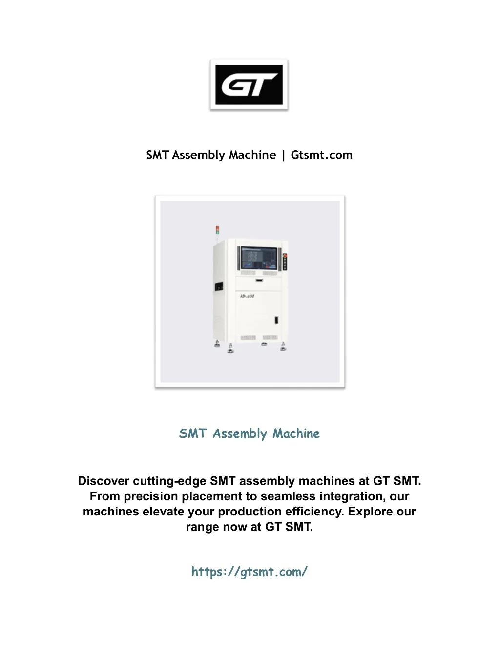 PPT - SMT Assembly Machine | Gtsmt.com PowerPoint Presentation, free ...