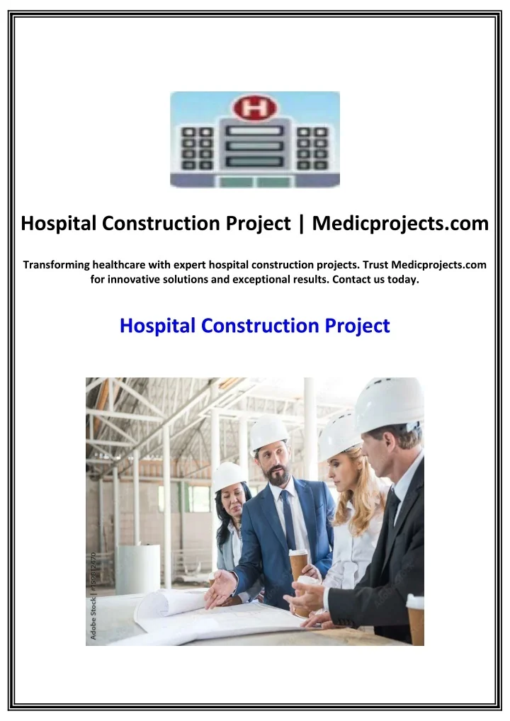 PPT - Hospital Construction Project | Medicprojects.com PowerPoint ...