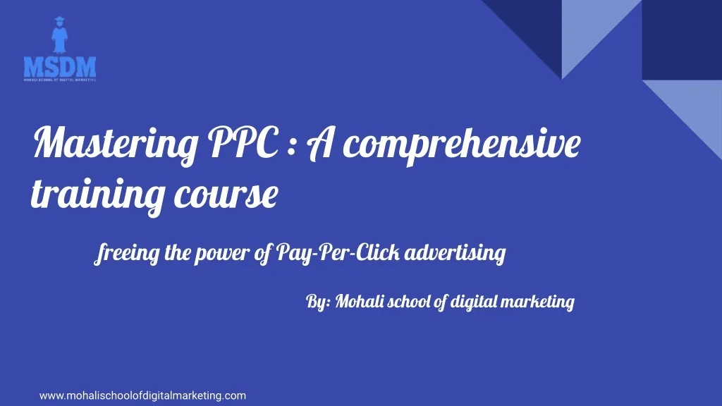 PPT - Mastering PPC _ A comprehensive training course PowerPoint ...