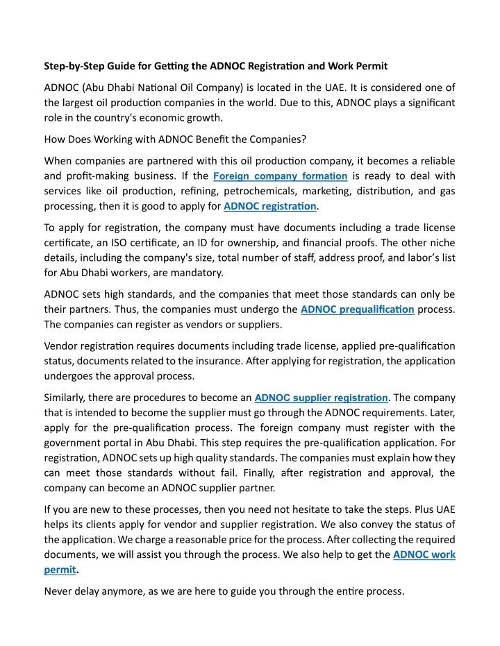 PPT - Step-by-Step Guide for Getting the ADNOC PowerPoint Presentation ...