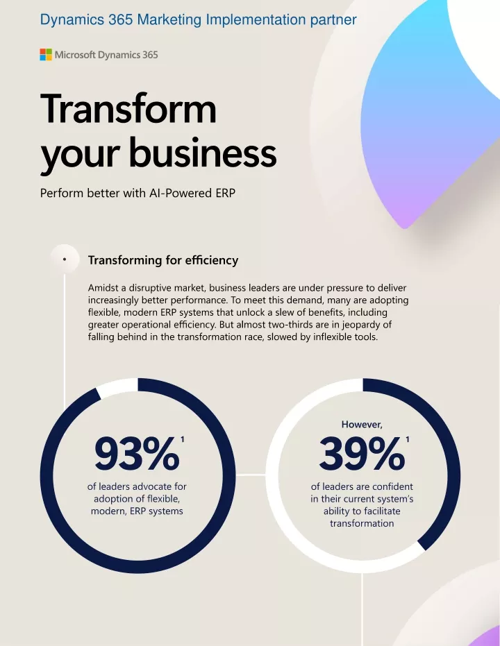 Ppt Transform Your Business The Power Of Ai Powered Erp For Agile