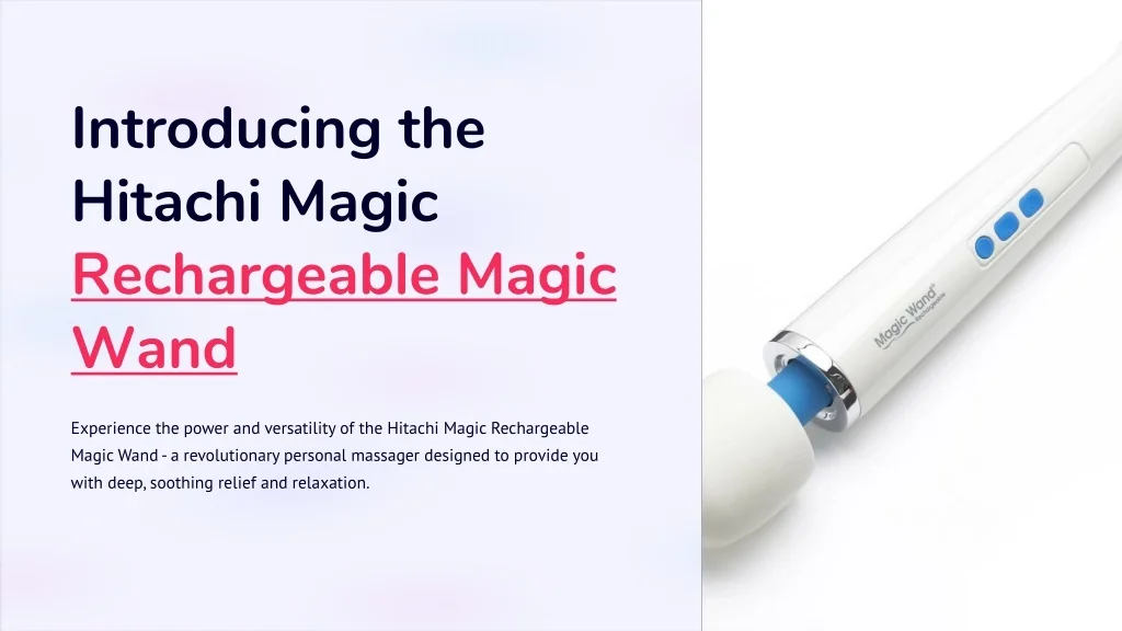 PPT - Introducing-the-Hitachi-Magic-Rechargeable-Magic-Wand PowerPoint ...