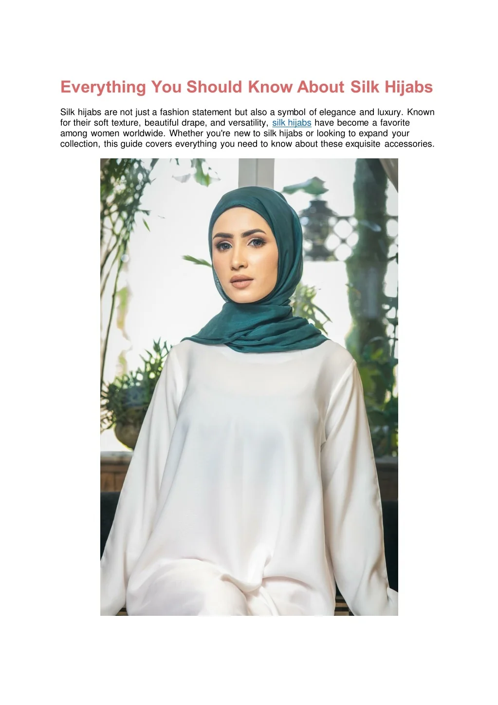PPT - Everything You Should Know About Silk Hijabs PowerPoint ...
