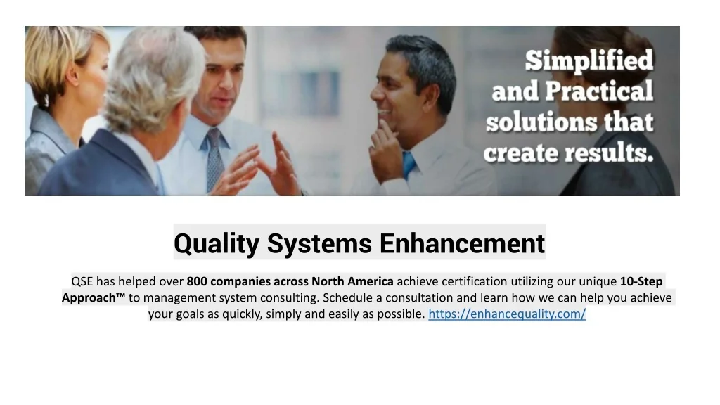 PPT - Quality Systems Enhancement PowerPoint Presentation, free ...