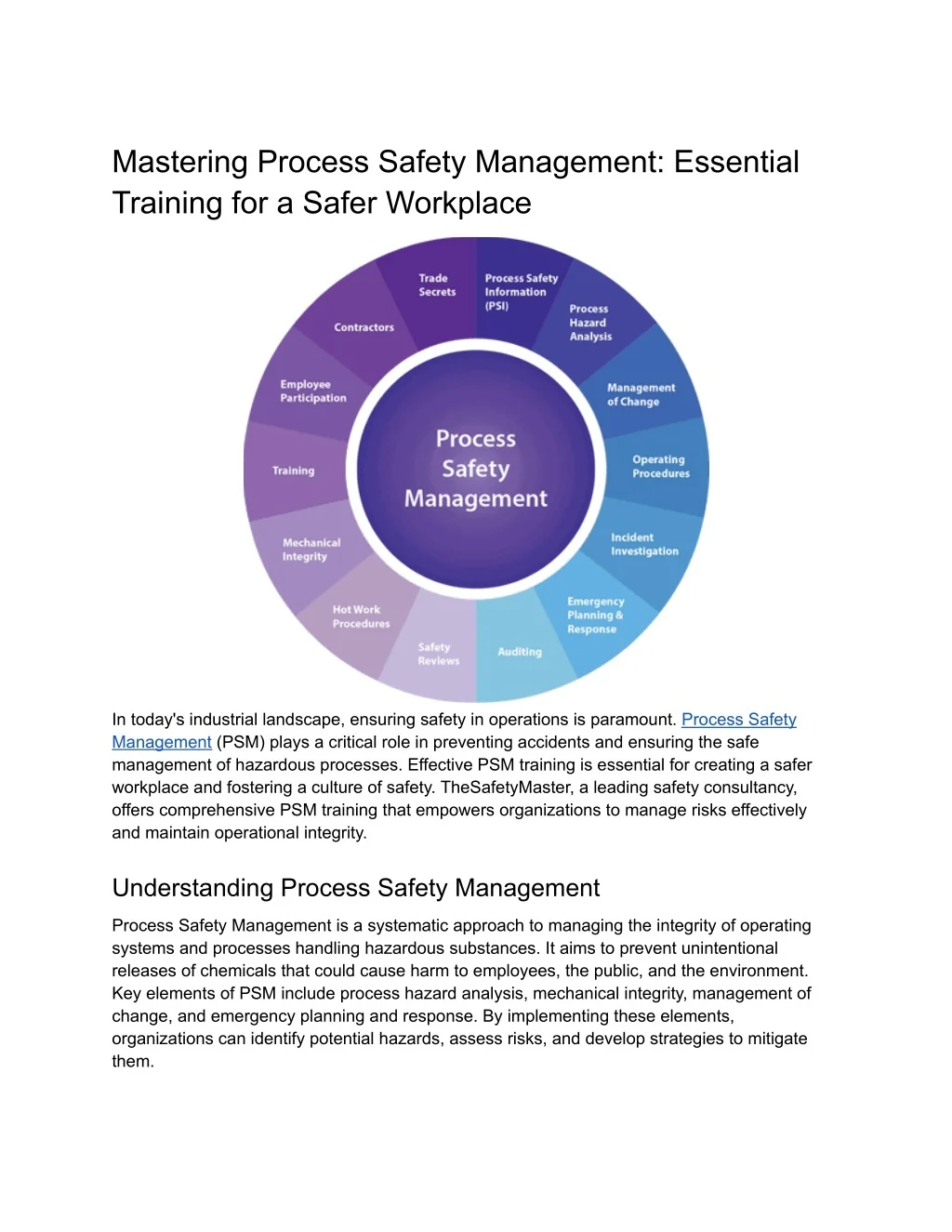 PPT - Mastering Process Safety Management_ Essential Training for a ...