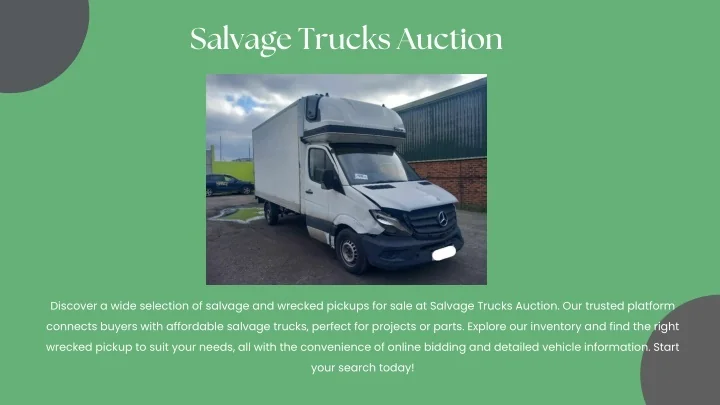PPT - Insurance Auto Auction - Salvage Trucks Auction PowerPoint ...