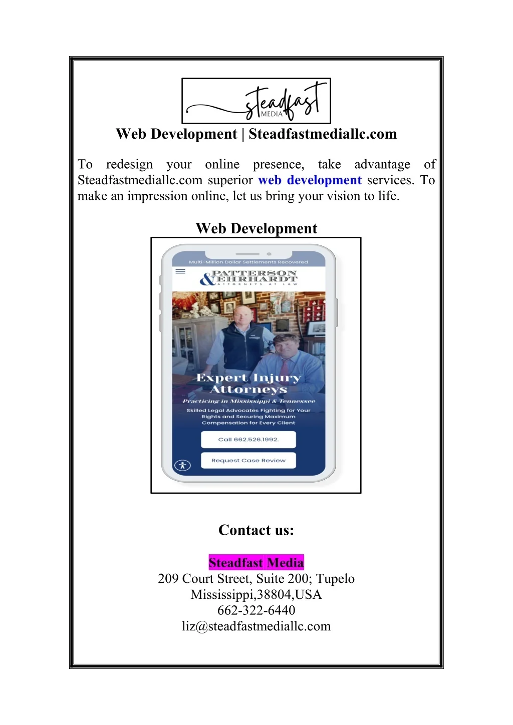 PPT - Web Development | Steadfastmediallc.com PowerPoint Presentation ...