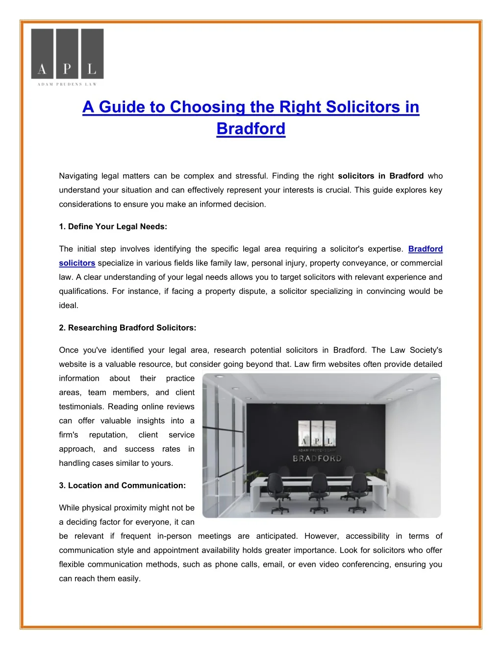 PPT - A Guide to Choosing the Right Solicitors in Bradford PowerPoint ...