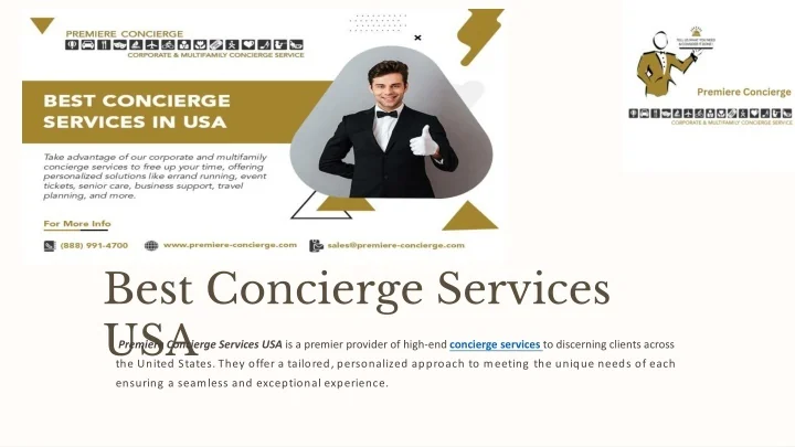 PPT - Best-Concierge-Services-USA -Premiere-Concierge PowerPoint ...