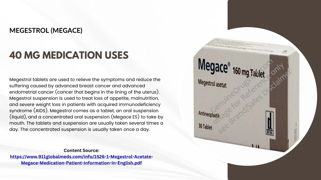 PPT - Megestrol (Megace) 40 Mg Medication Uses PowerPoint Presentation ...