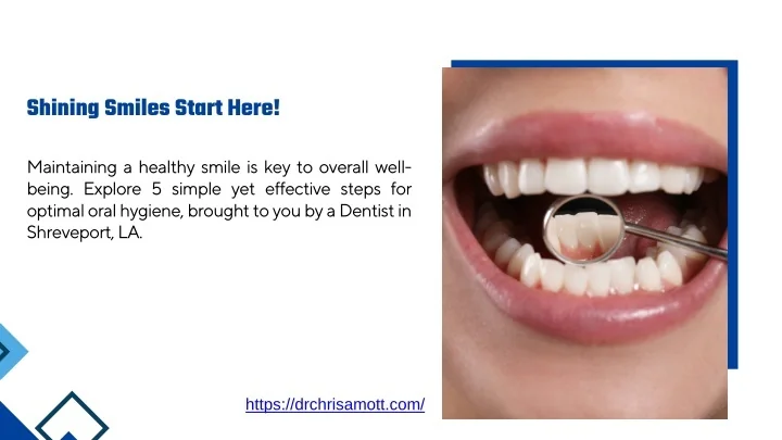 PPT - 5 Steps to a Sparkling Smile Your Guide to Healthy Oral Care ...