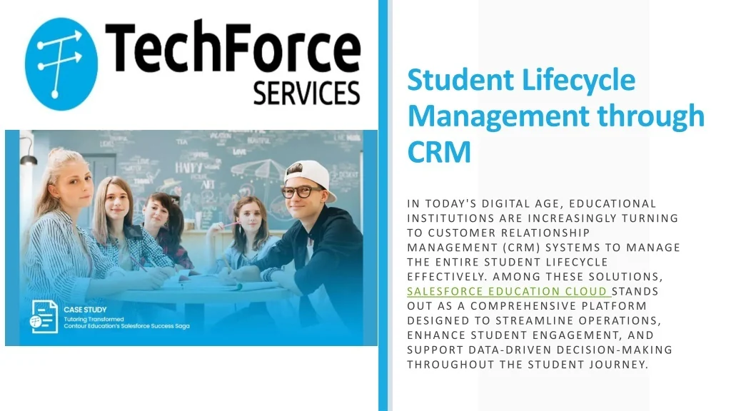 PPT - Student Lifecycle Management through CRM PowerPoint Presentation ...