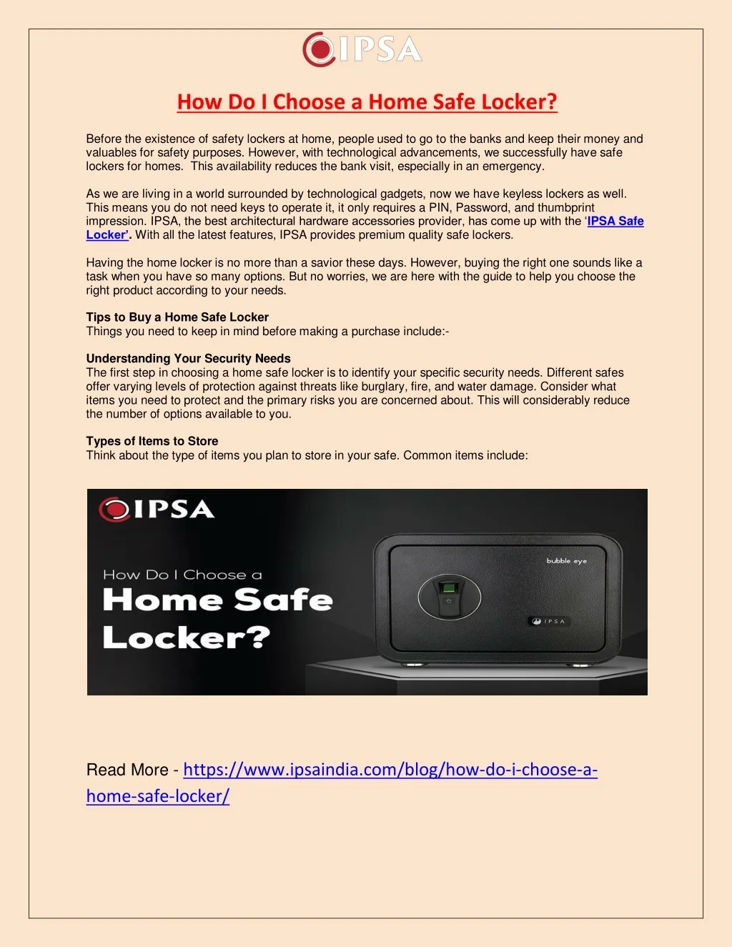 PPT - How Do I Choose a Home Safe Locker PowerPoint Presentation, free ...