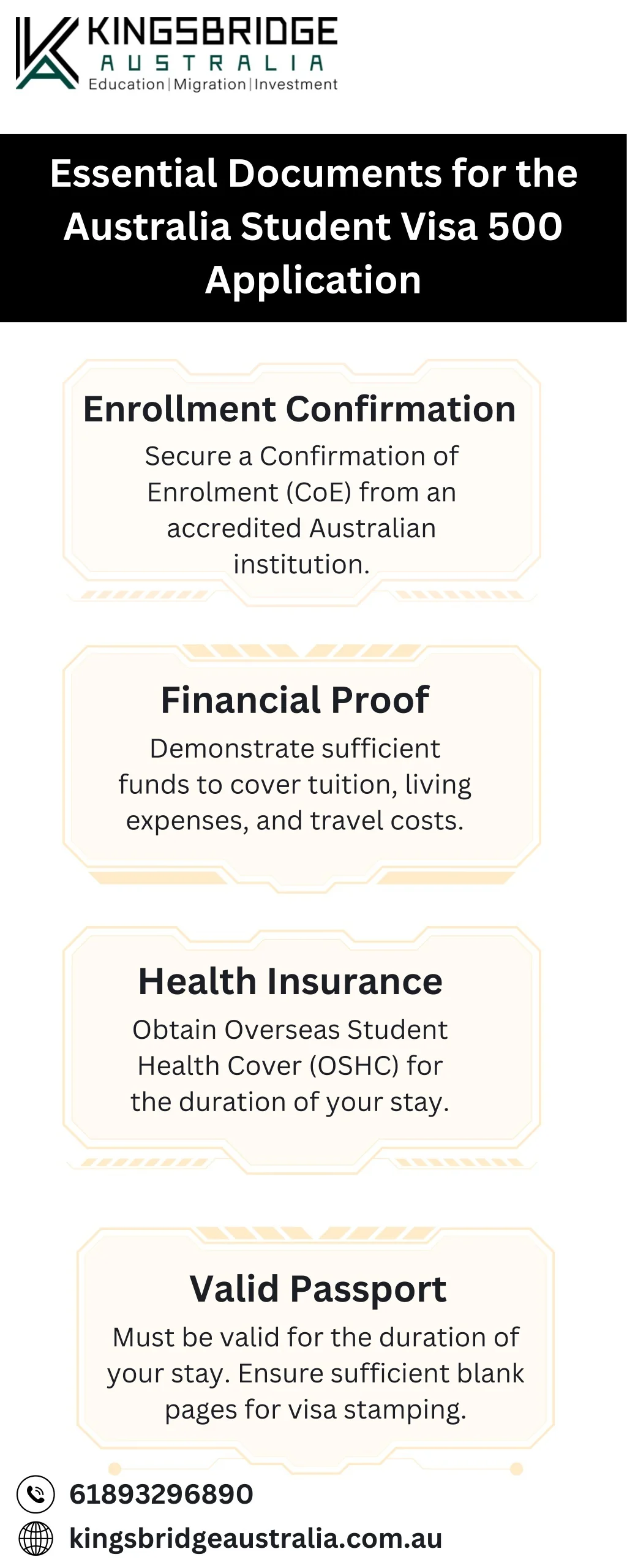 PPT - Essential Documents for the Australia Student Visa 500 Application PowerPoint Presentation ...