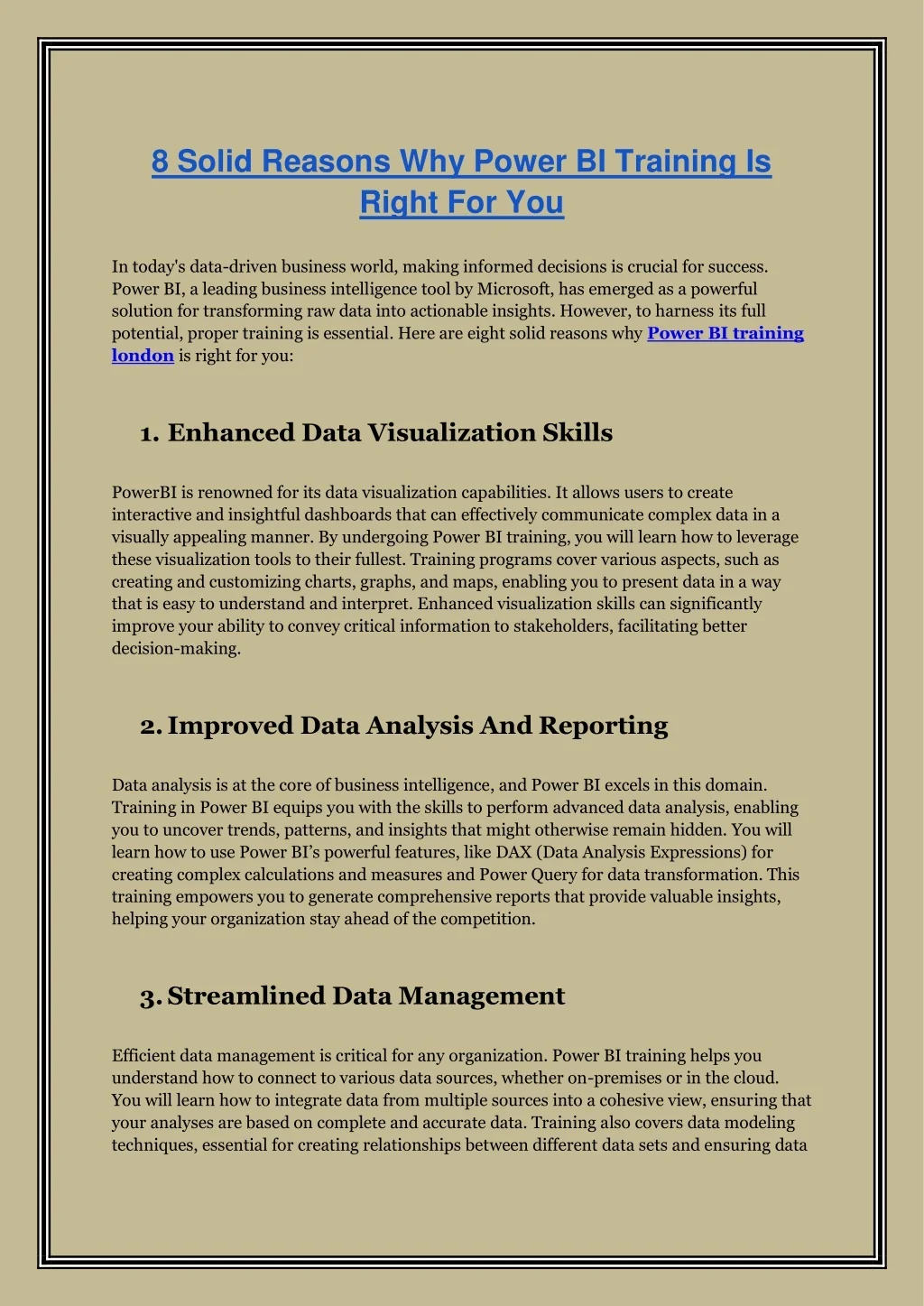PPT - Power BI Training PowerPoint Presentation, free download - ID:13355242