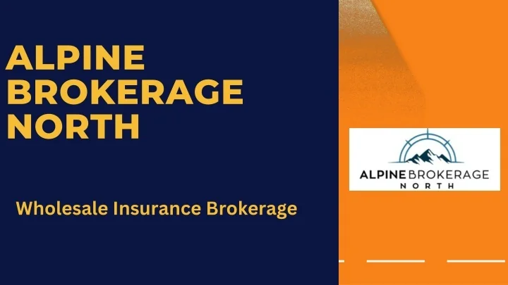 PPT - Wholesale Insurance Brokerage | Financial Services Firm NJ ...