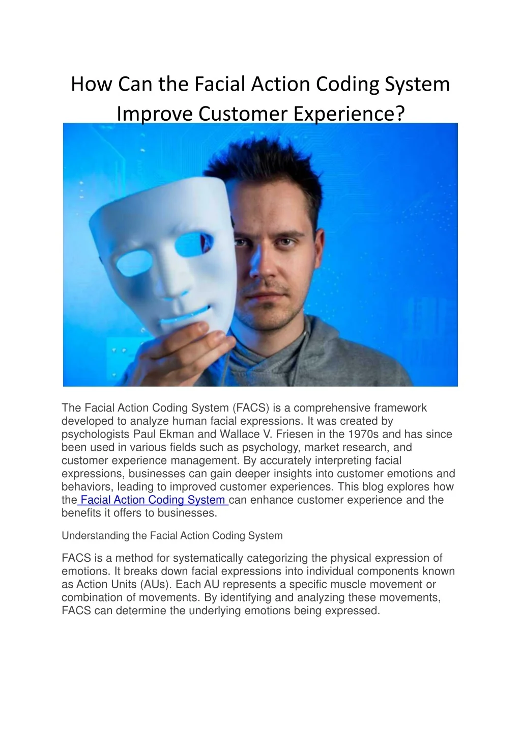 PPT - How-Can-the-Facial-Action-Coding-System-Improve-Customer ...