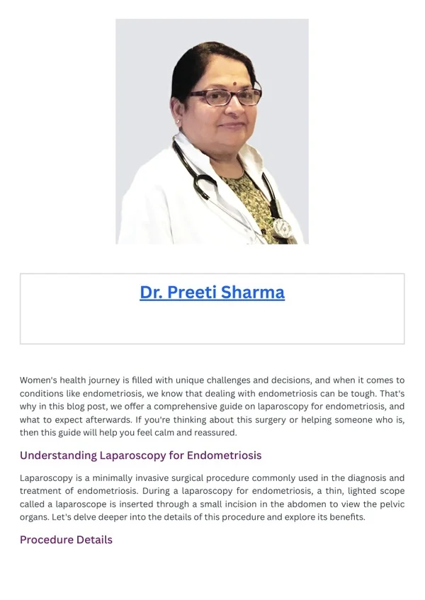 PPT - Dr. Preeti Sharma: Expert in Obstetrics & Gynecology PowerPoint ...