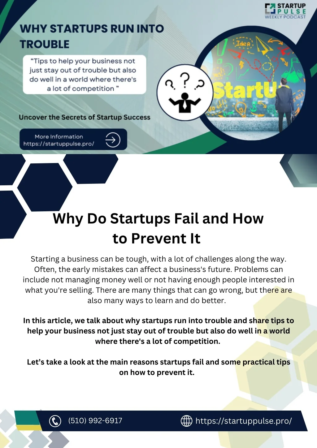 PPT - Why Do Startups Fail and How to Prevent It (1) PowerPoint ...