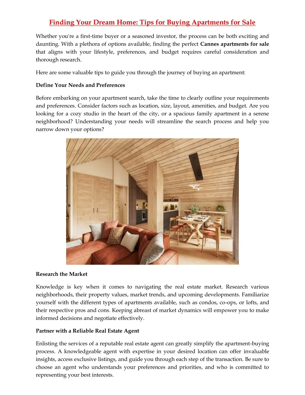 PPT - Finding Your Dream Home Tips for Buying Apartments for Sale ...
