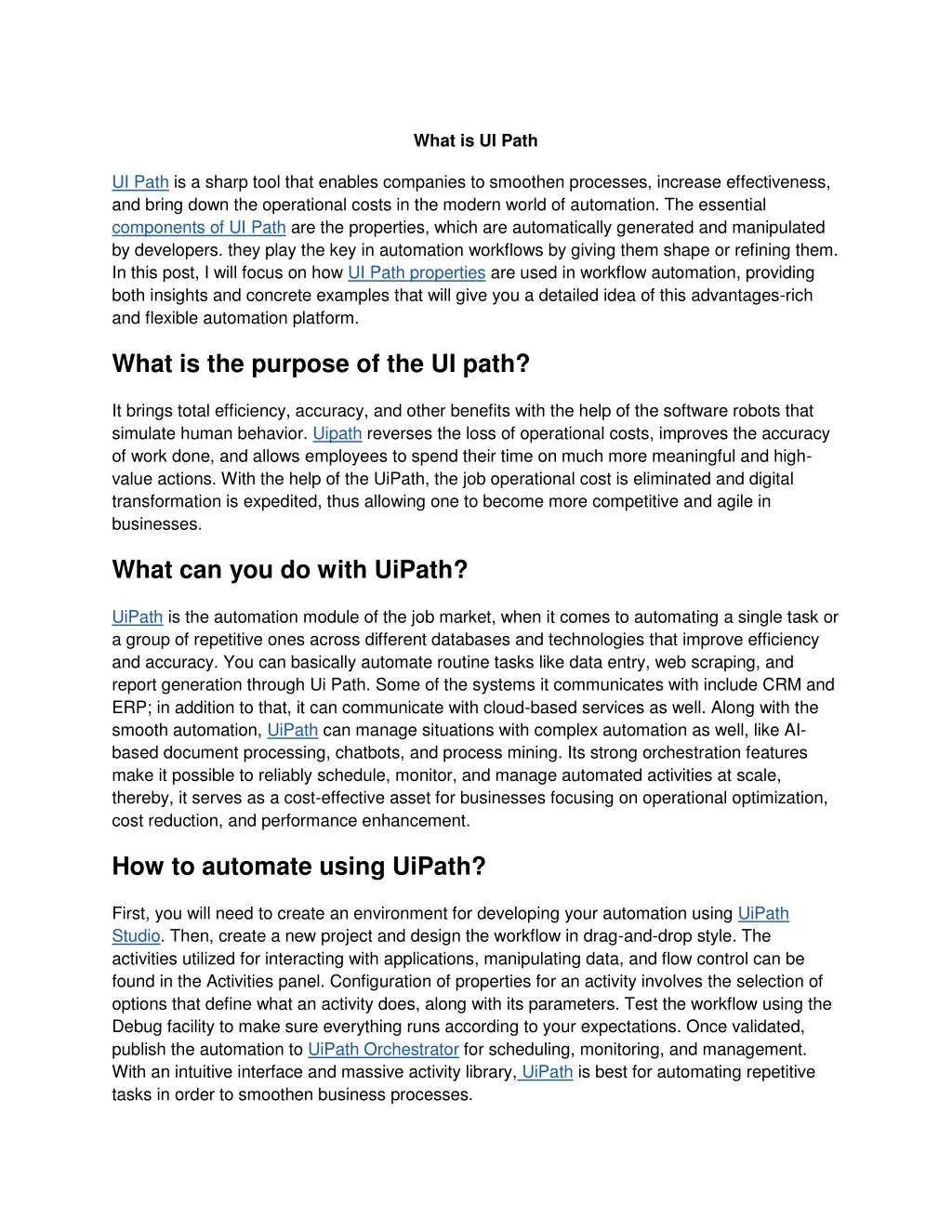 PPT - What is UI Path PowerPoint Presentation, free download - ID:13363399