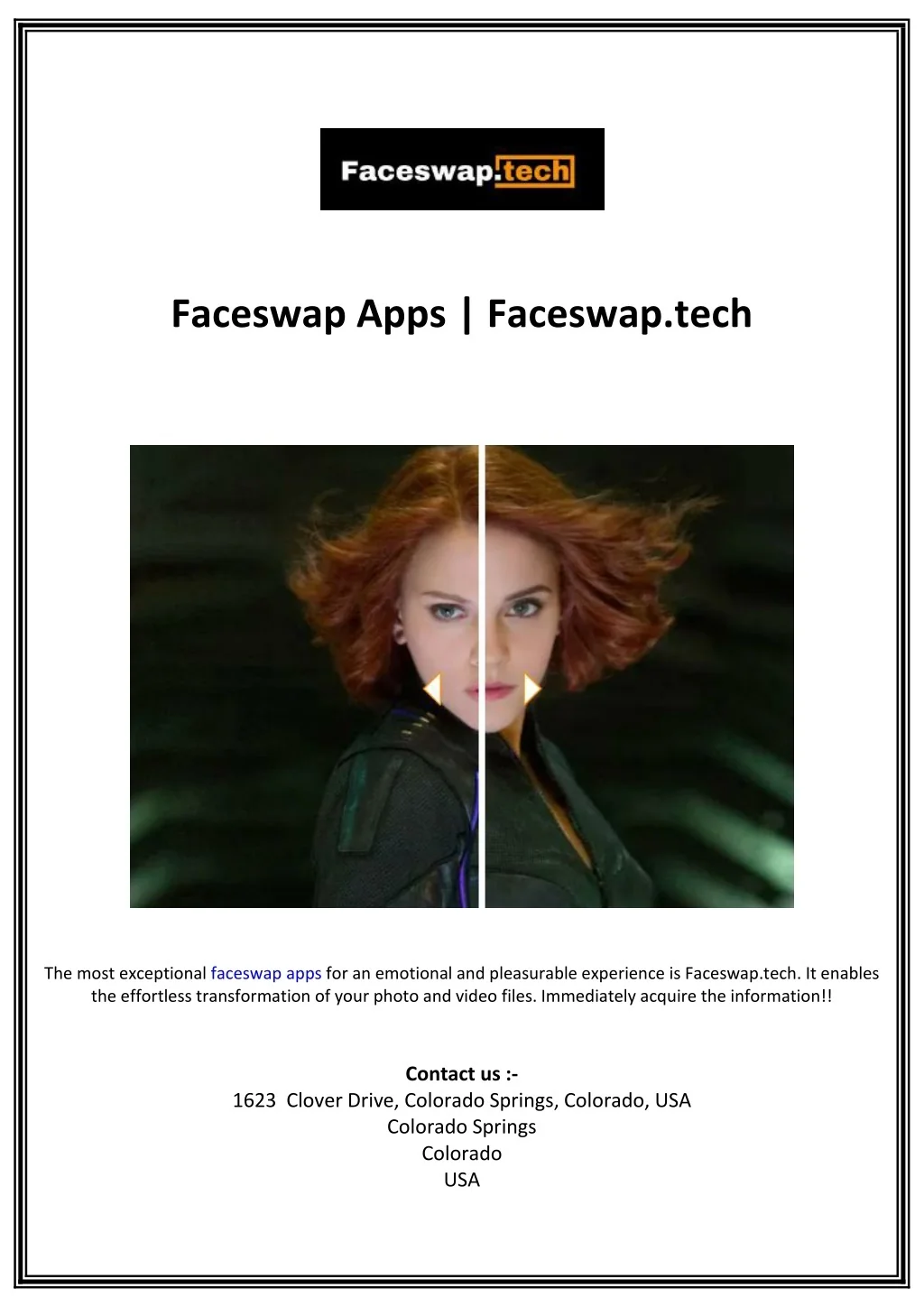 PPT - Faceswap Apps | Faceswap.tech PowerPoint Presentation, free download - ID:13366935