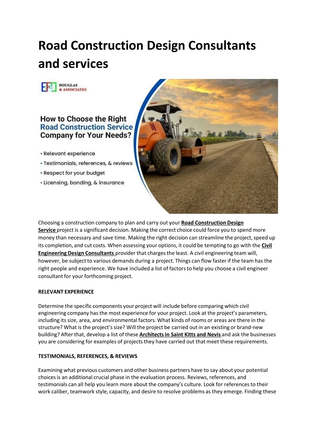 PPT - Road Construction Design Consultants and services PowerPoint Presentation - ID:13367604