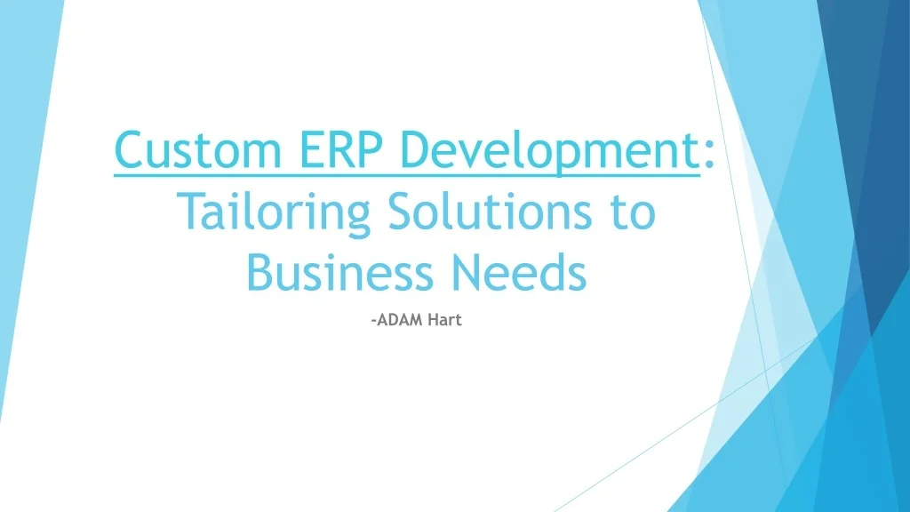 PPT - Custom ERP Development PowerPoint Presentation, free download ...