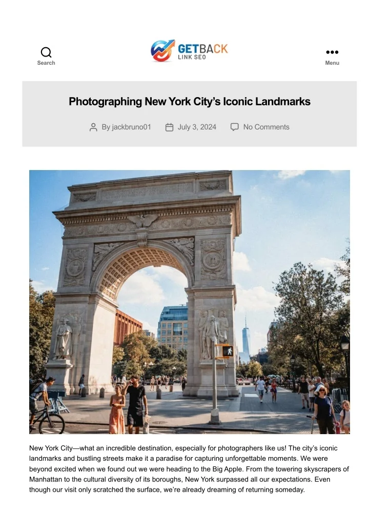 PPT - Photographing New York City’s Iconic Landmarks PowerPoint ...