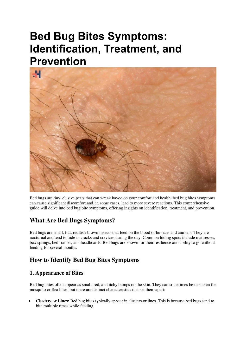 PPT - Bed Bug Bites Symptoms PowerPoint Presentation, free download ...