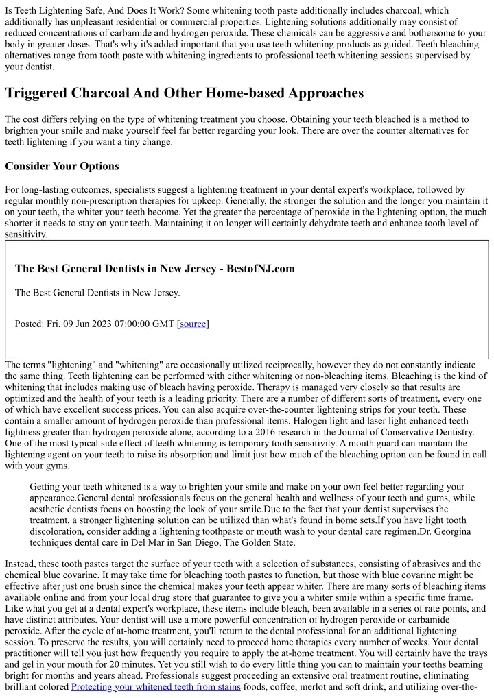 Ppt Why In Office Teeth Bleaching Is Worth The Cost Tompkins Oral