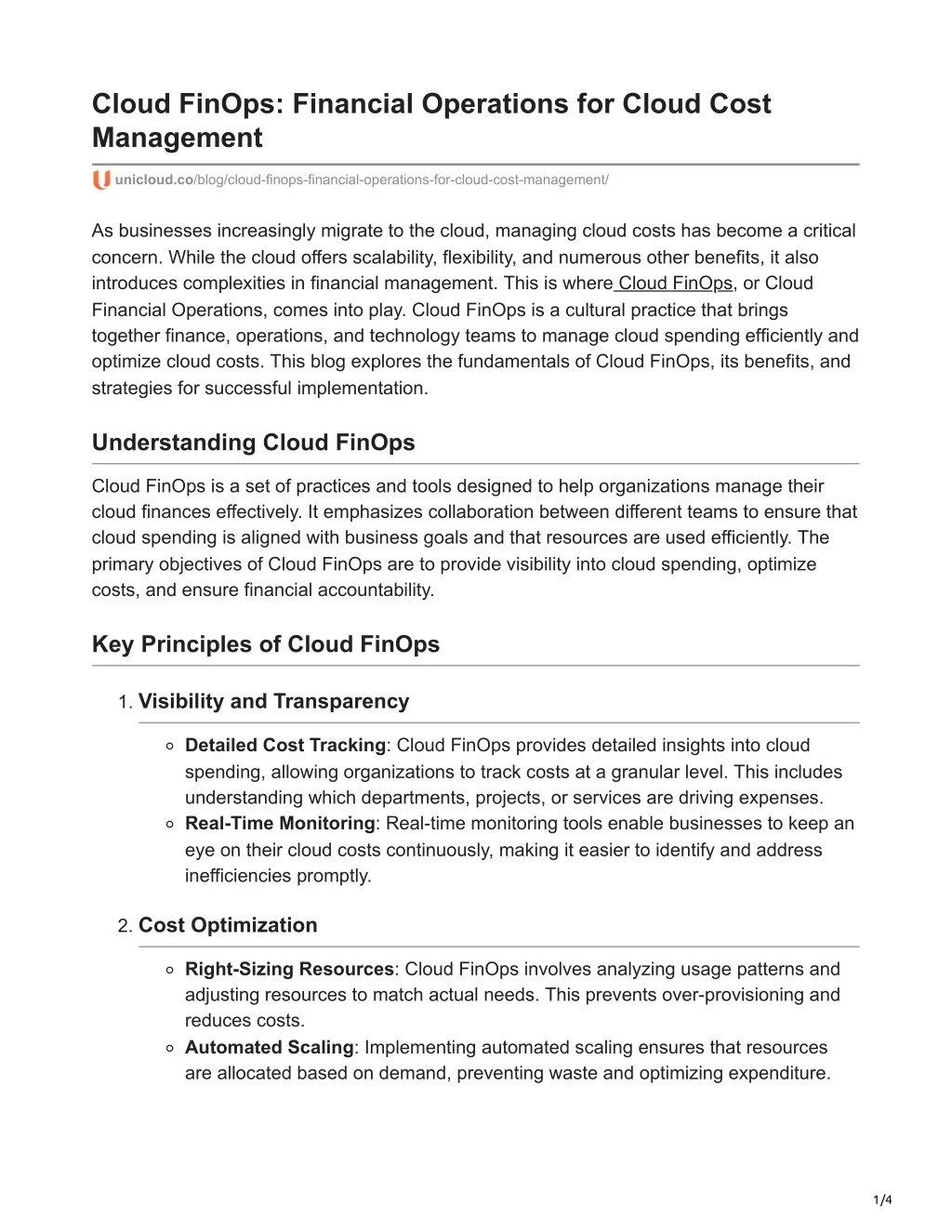 PPT - Cloud FinOps: Financial Operations for Cloud Cost Management PowerPoint Presentation - ID ...