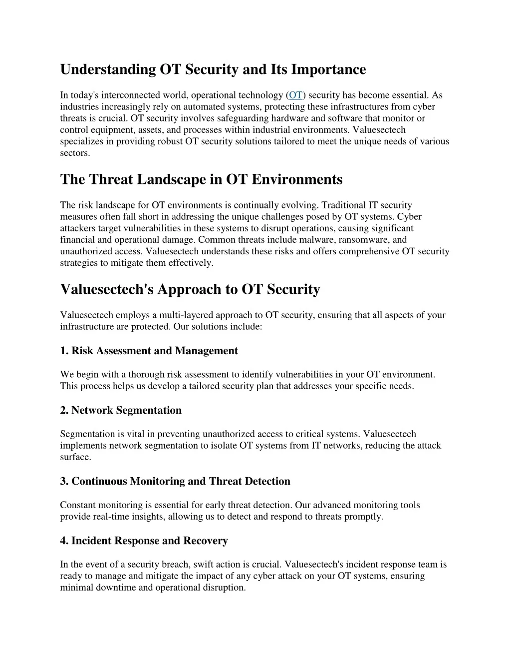 PPT - Understanding OT Security and Its Importance PowerPoint Presentation - ID:13377683
