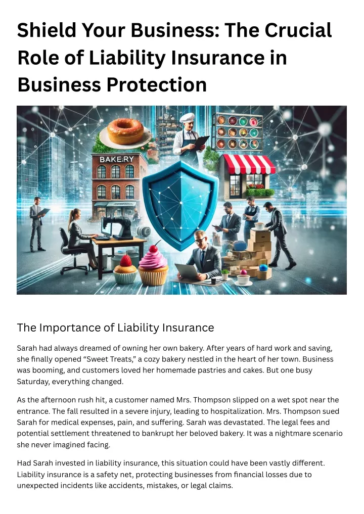 PPT - Shield Your Business The Crucial Role of Liability Insurance in ... PPT - Shield Your Business The Crucial Role of Liability Insurance in ...