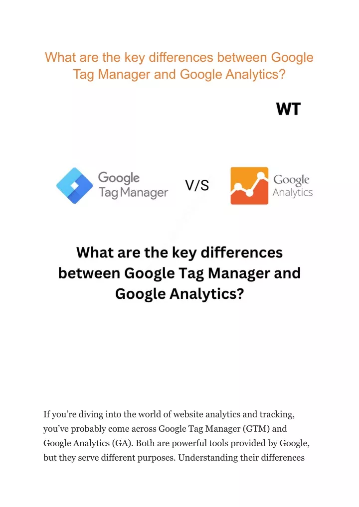 PPT - What are the key differences between Google Tag Manager and ... PPT - What are the key differences between Google Tag Manager and ...