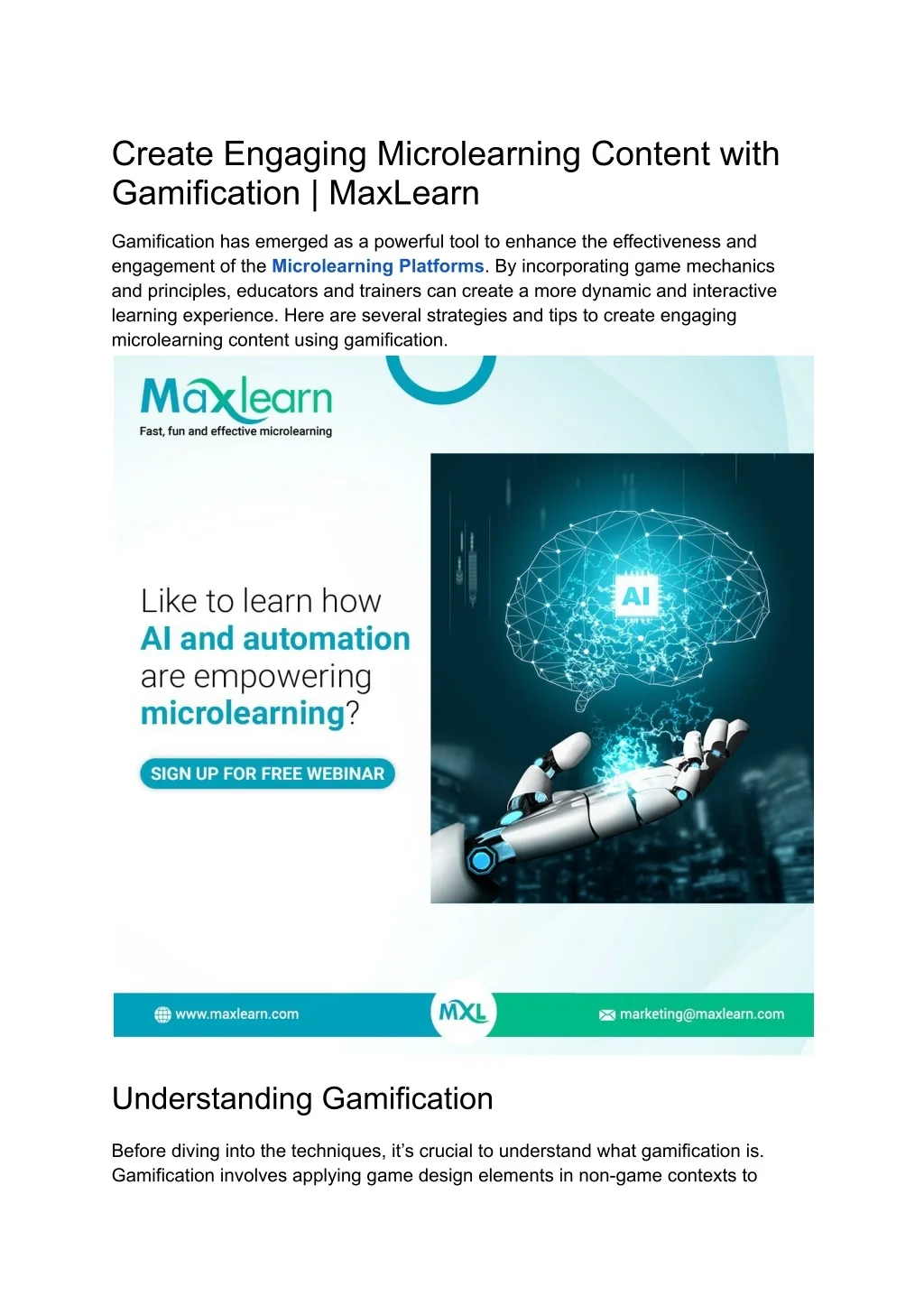PPT - Create Engaging Microlearning Content with Gamification ...