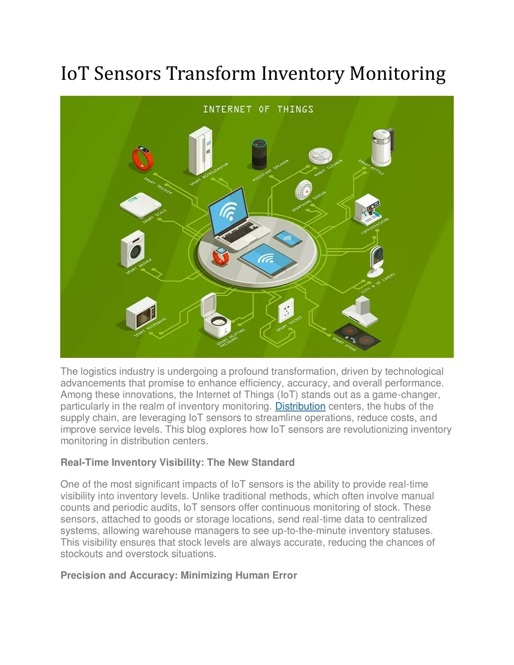 PPT - IoT Sensors Transform Inventory Monitoring PowerPoint ...