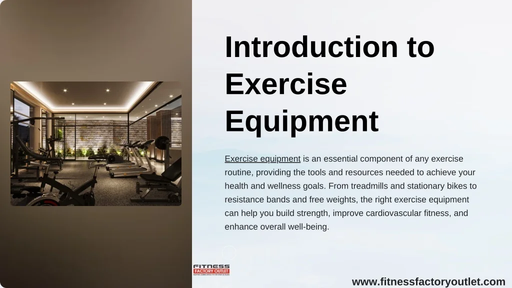 PPT - Achieve Your Fitness Goals with Cutting-Edge Exercise Equipment ...