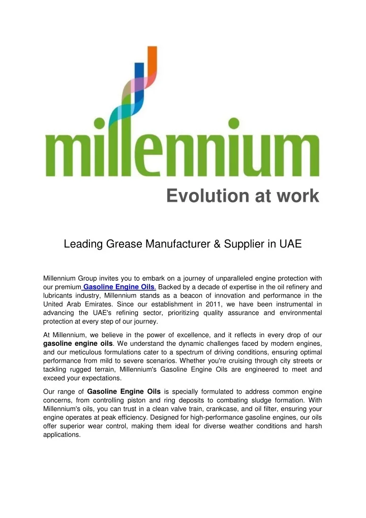 PPT - Leading Grease Manufacturer & Supplier in UAE PowerPoint Presentation - ID:13383454