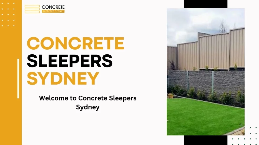 PPT - Premium Concrete Sleepers for Retaining Walls PowerPoint ...