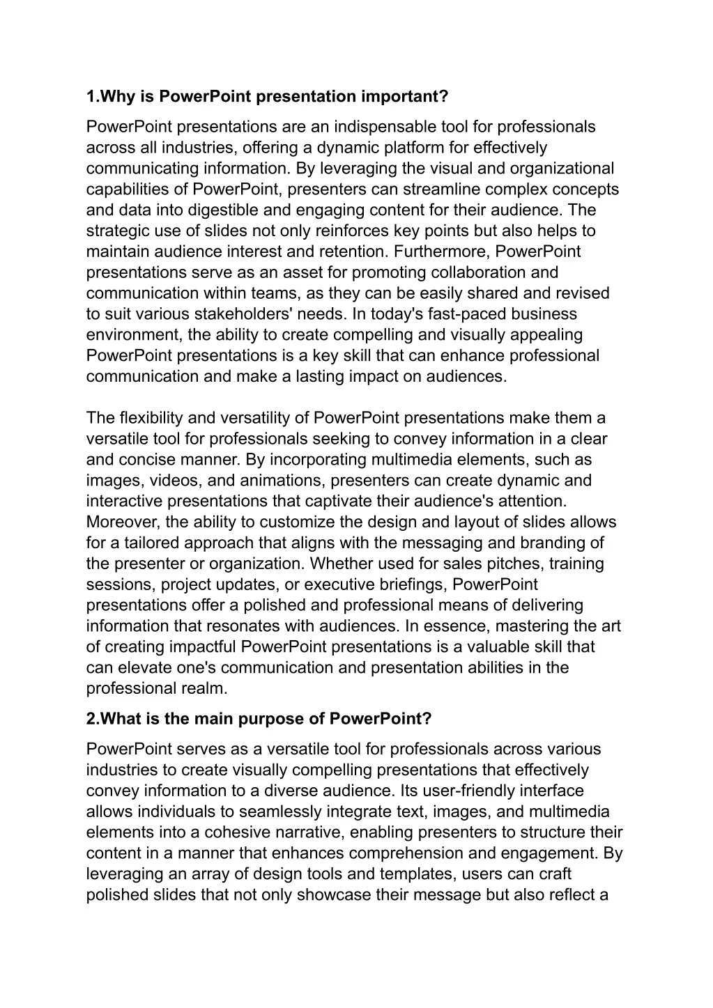 PPT - Benefits Of PowerPoint Presentations PowerPoint Presentation ...