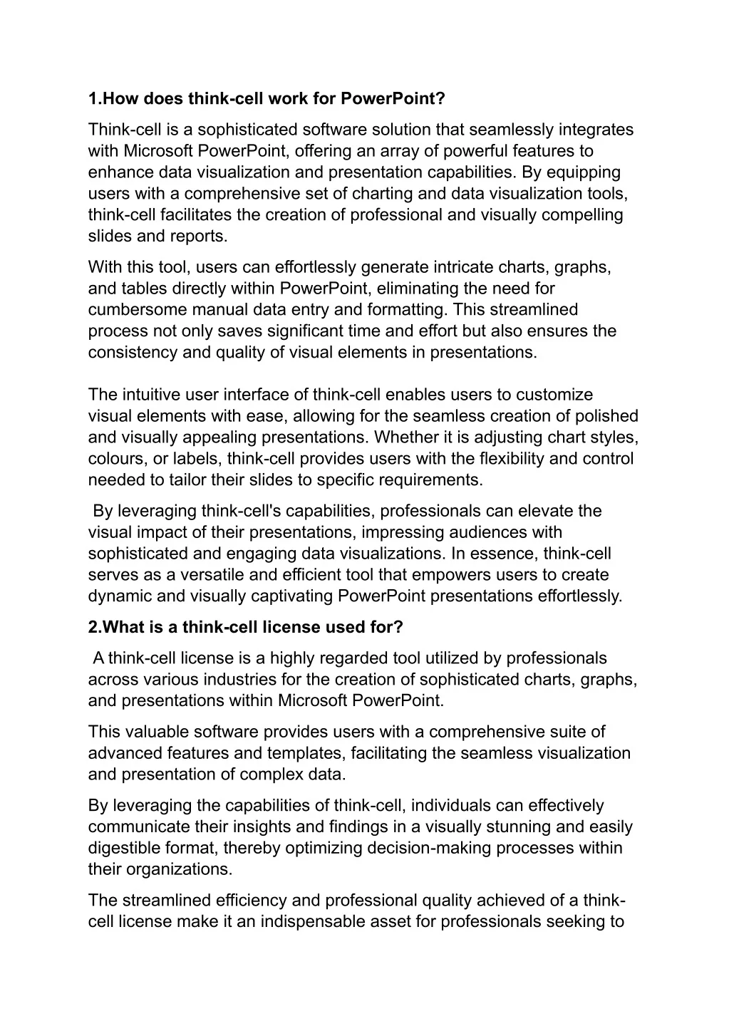 PPT - 58.Tapping into the Advantages of think-cell in PRESENTATION ...
