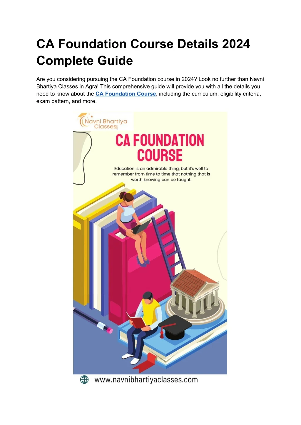 PPT - CA Foundation Course Details 2024 Complete Guide PowerPoint ...