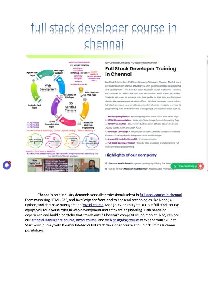 PPT - Full stack course in chennai PowerPoint Presentation, free ...