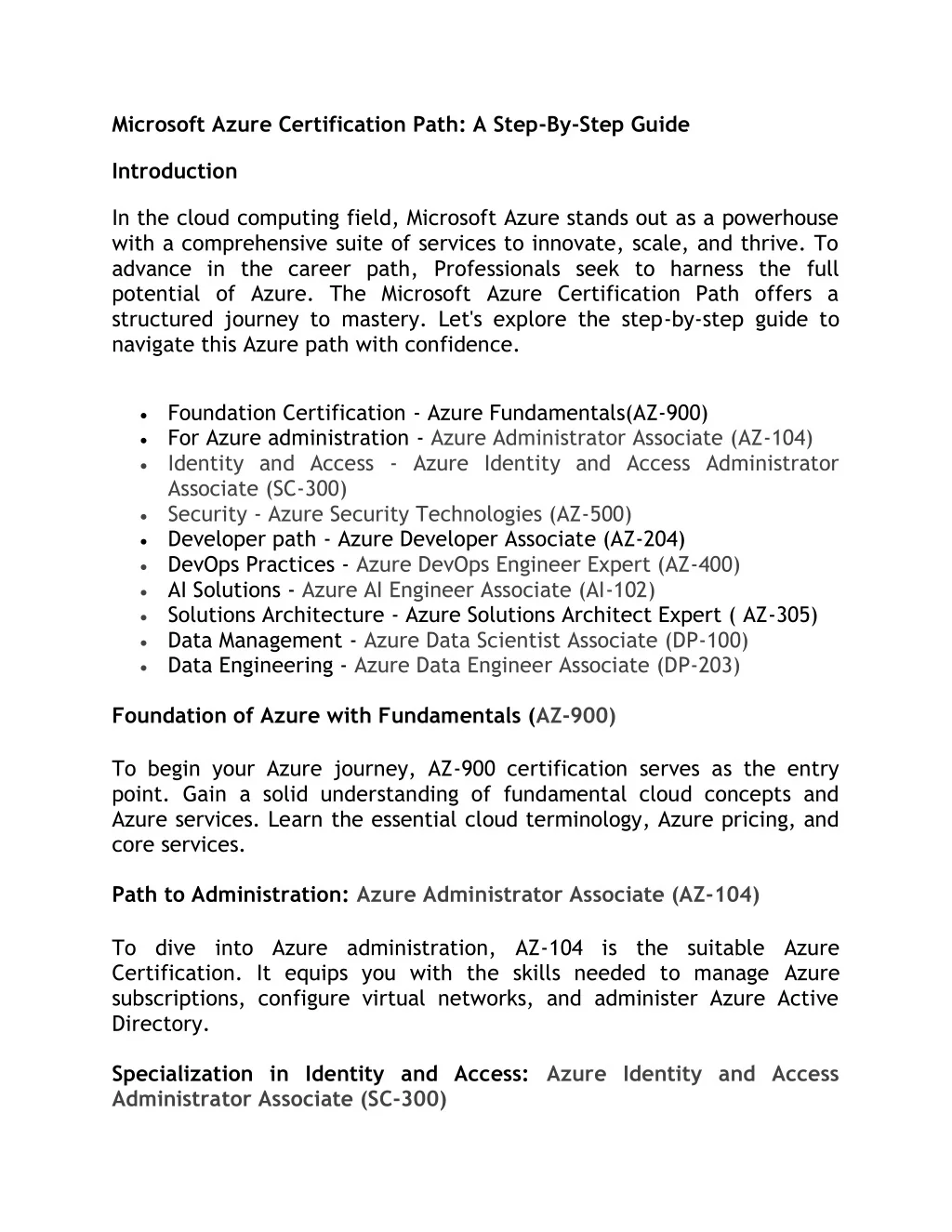 PPT - Microsoft Azure Certification Path PowerPoint Presentation, free ...