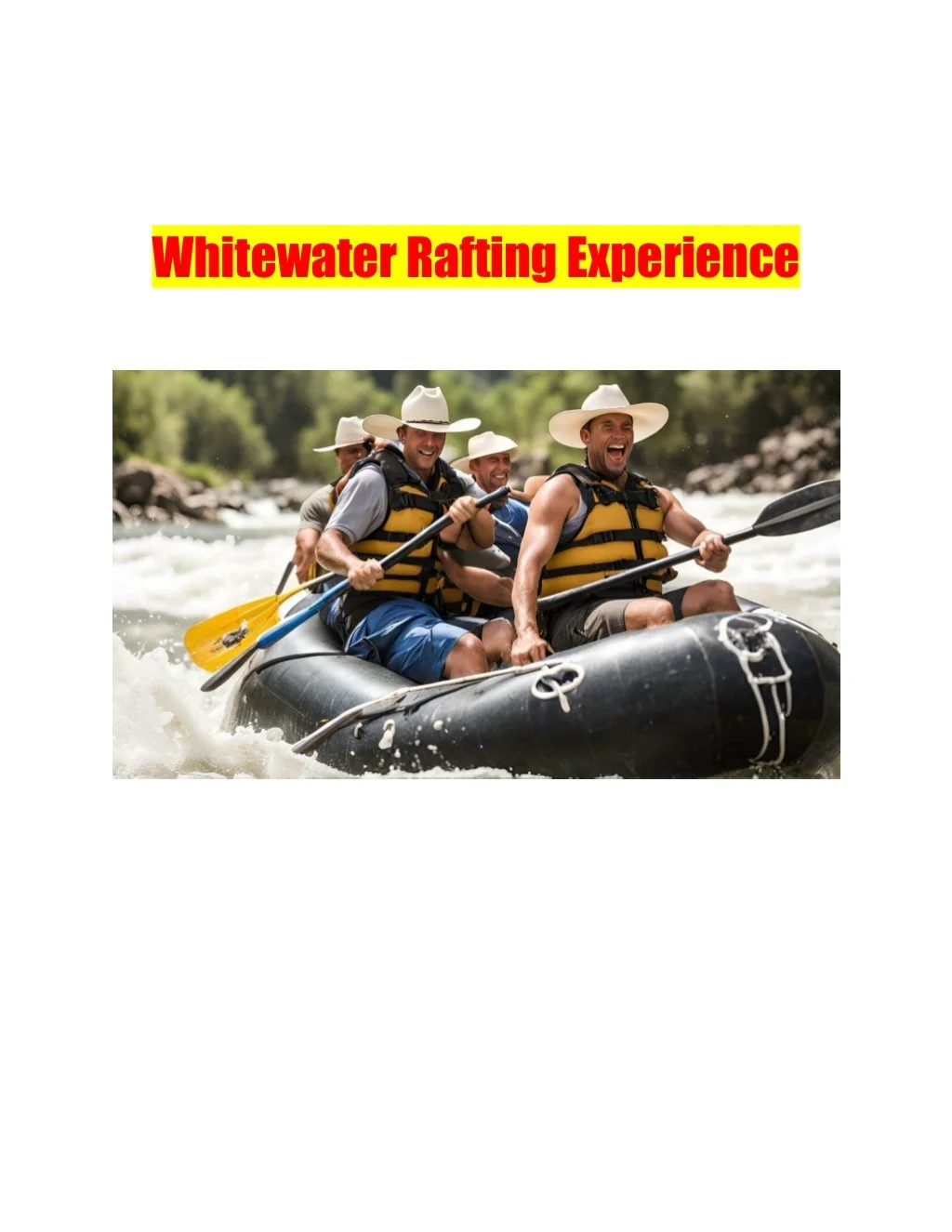 PPT - Whitewater Rafting Experience PowerPoint Presentation, free download - ID:13393451