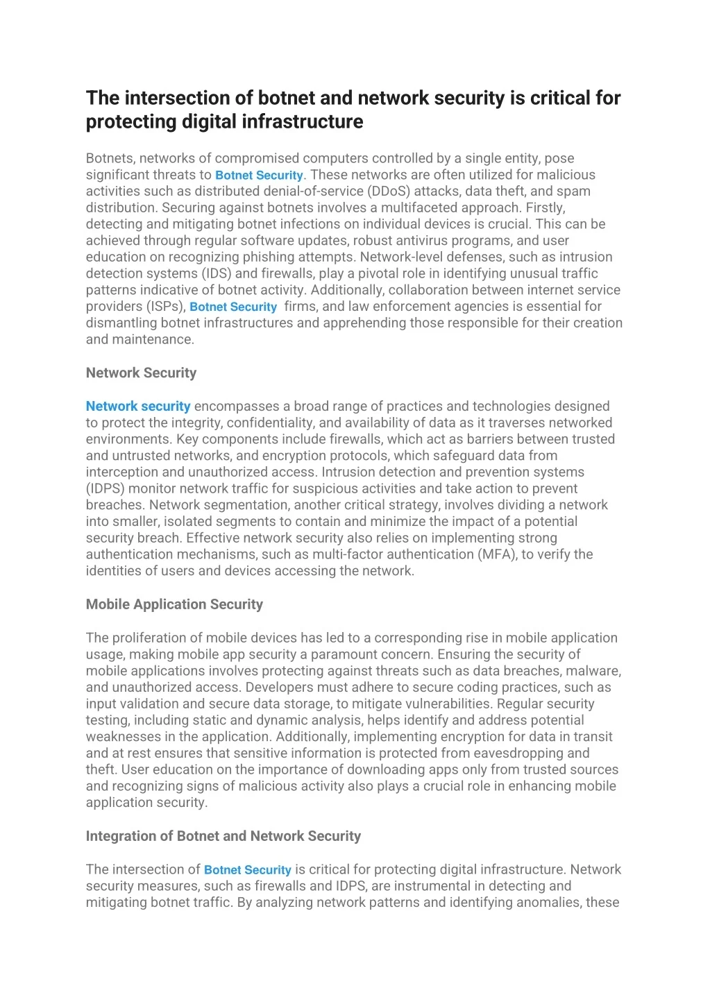 PPT - The intersection of botnet and network security is critical for protecting digital ...