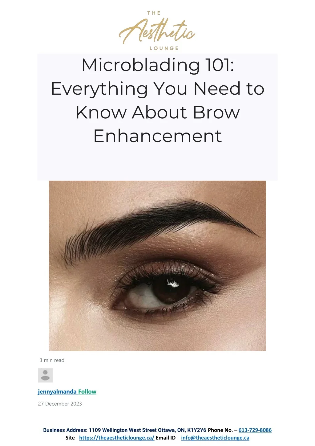 PPT - Microblading 101- Everything You Need to Know About Brow Enhancement PowerPoint ...