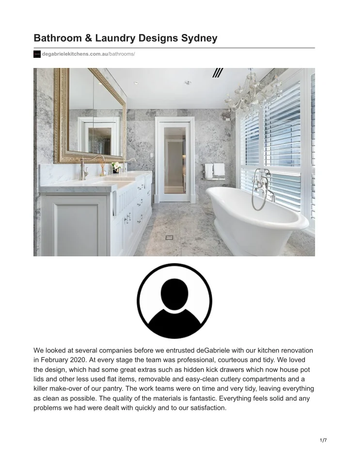 PPT - Discover Exceptional Bathroom & Laundry Designs in Sydney ...