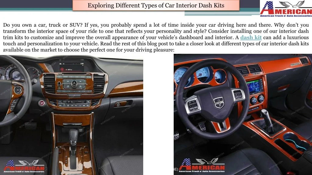 PPT - Exploring Different Types of Car Interior Dash Kits PowerPoint ...